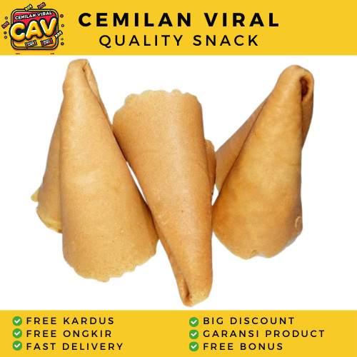 Jual CAV Crepes Semprong Kiloan 1Kg KUE SEMPRONG KERUCUT Kue Semprong ...