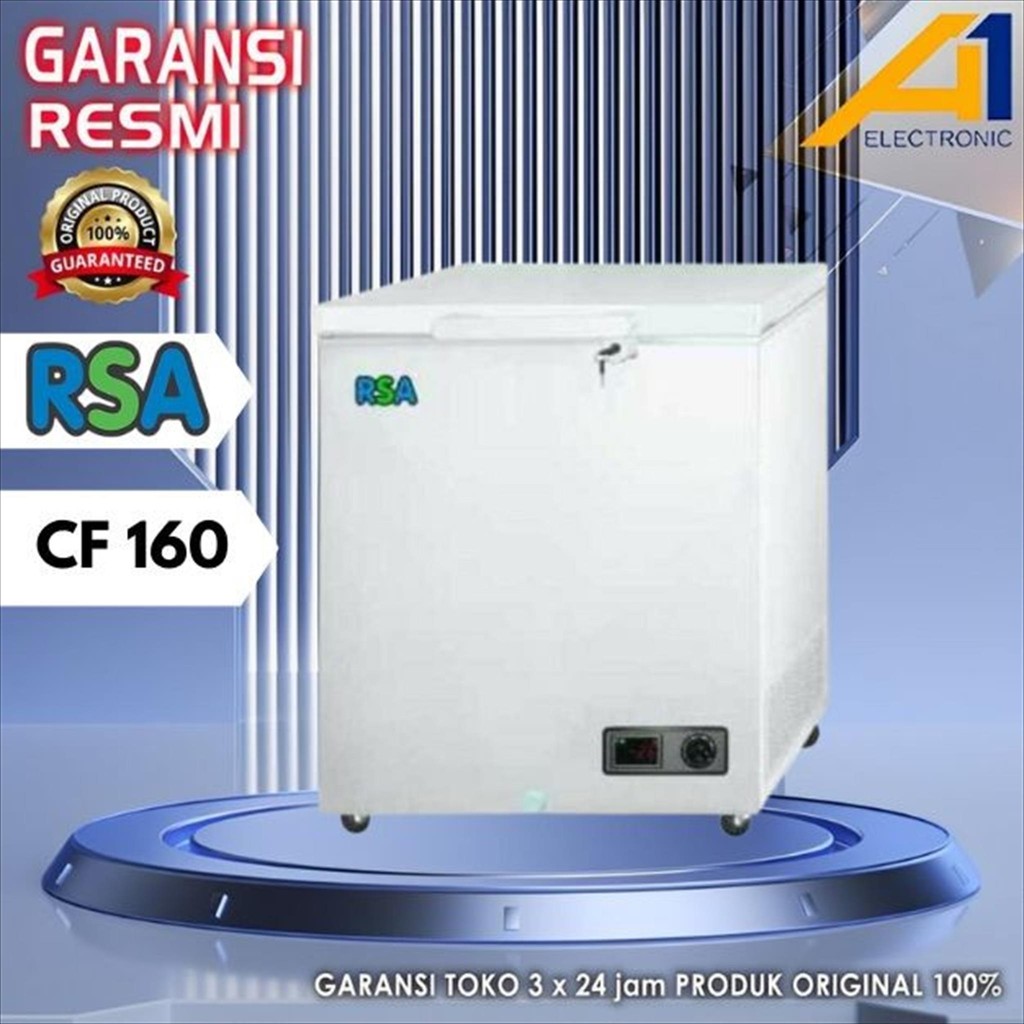 Jual RSA CHEST FREEZER CF160 / CF 160 , FREEZER BOX 144 LITER | Shopee ...