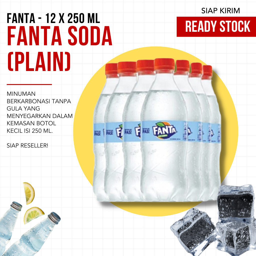 Jual Fanta Air Minuman Soda - Botol 250ml x 12 pcs | Shopee Indonesia