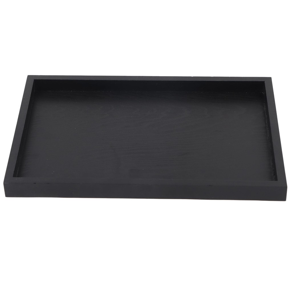 Jual Rectangle Shape Solid Wood Tea Tray Coffee Snack Food Serving Tray ...