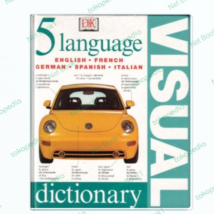 Jual Buku 5 Language Visual Dictionary: English, French, German ...