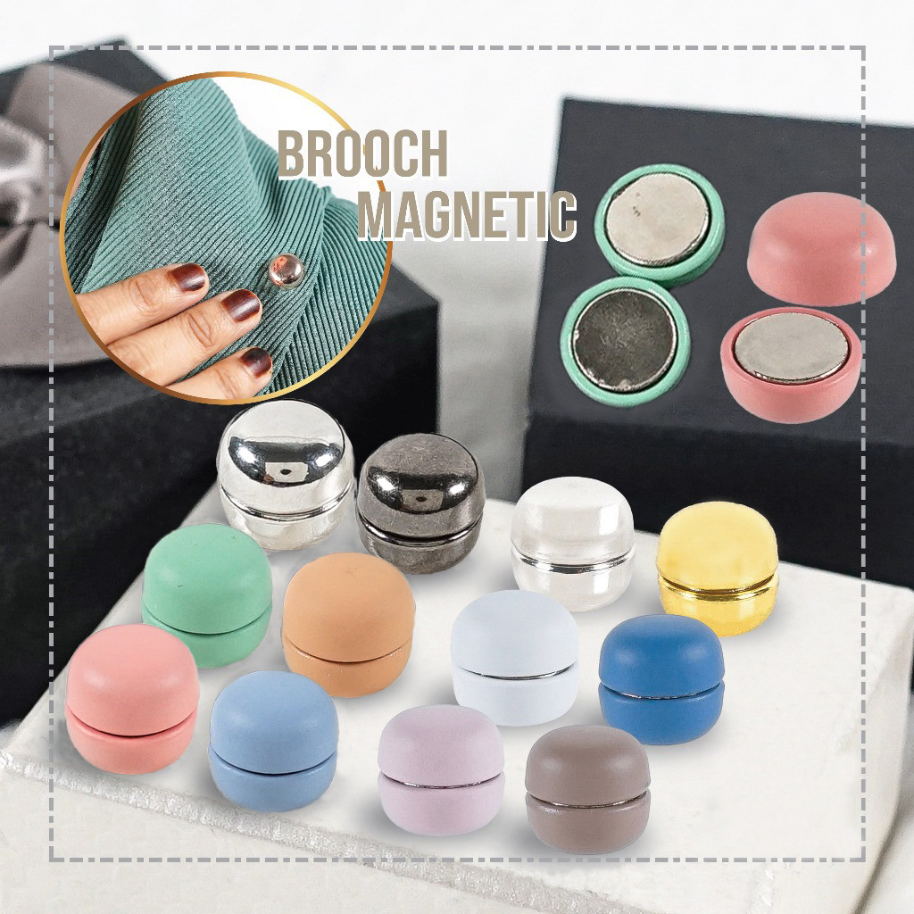 Jual Pin Magnet Hijab Anti Slip Magnet Bros Aksesoris Syal Selendang ...