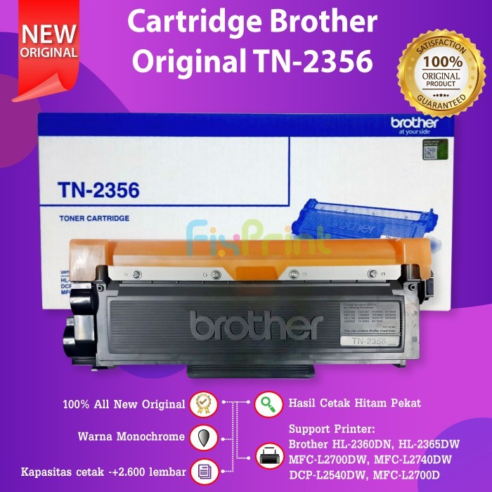 Jual FixPrint Brother TN-2356 2306 TN2356 TN2306 Toner Original DCP ...