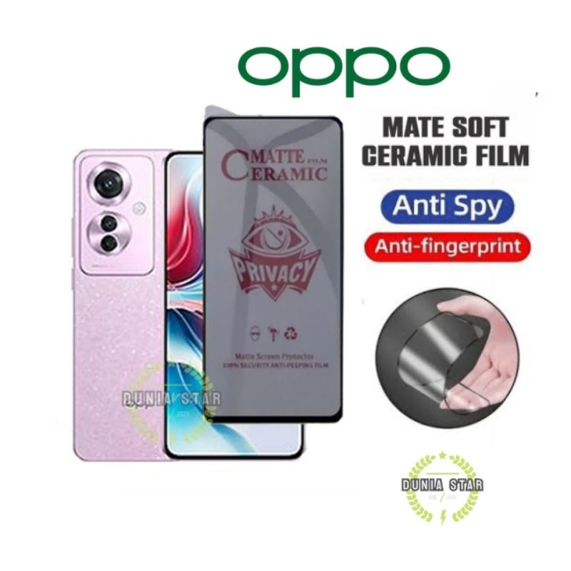 Jual Tempered Glass Matte Spy Anti Pecah Oppo K1 K3 K5 K7 5G K7X 5G K9 K9 Pro K10 K10 5G K10X ...