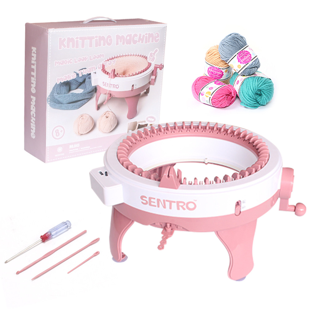Jual 48-needle Handmade Knitting Machine Scarf,Sweater,Hat&Sock Maker ...