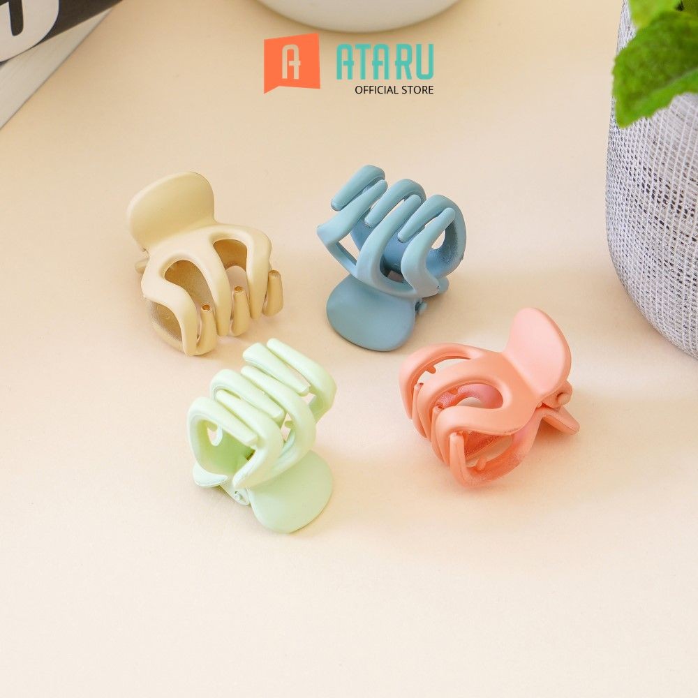 Jual Ataru Set 4 Pcs Jepit Rambut Matte Hair Clip Claw Aksesoris ...