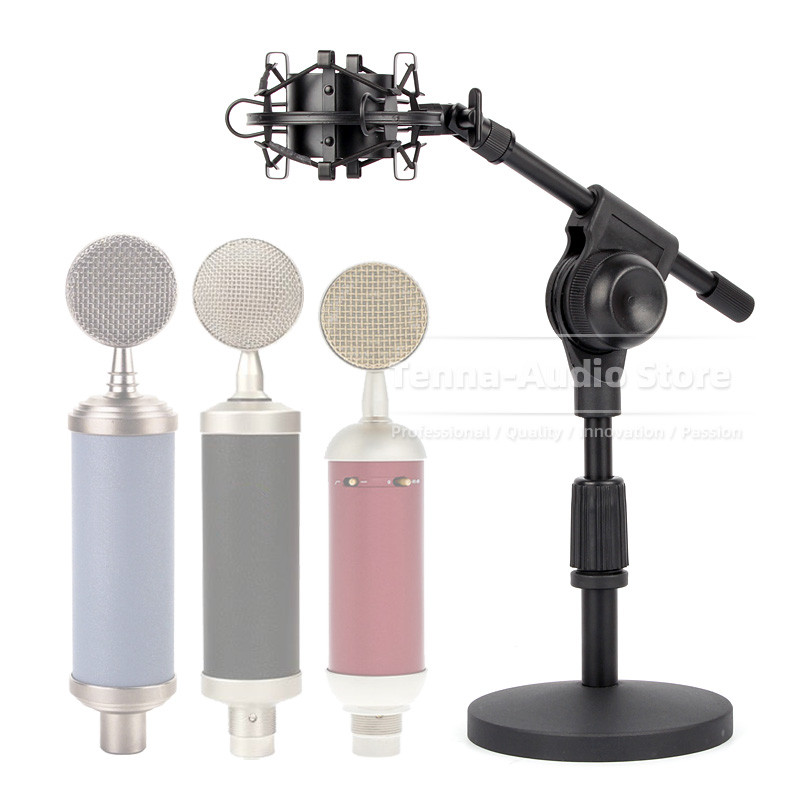 Jual Tabletop Shockproof Mic Stand + Suspension Holder For Blue Spark ...