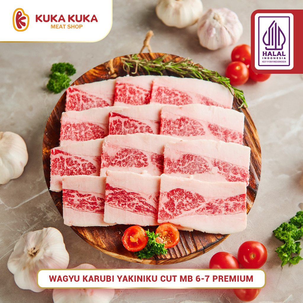 Jual Daging Sapi Yakiniku Cut Wagyu Karubi MB 6-7 Premium | Shopee ...