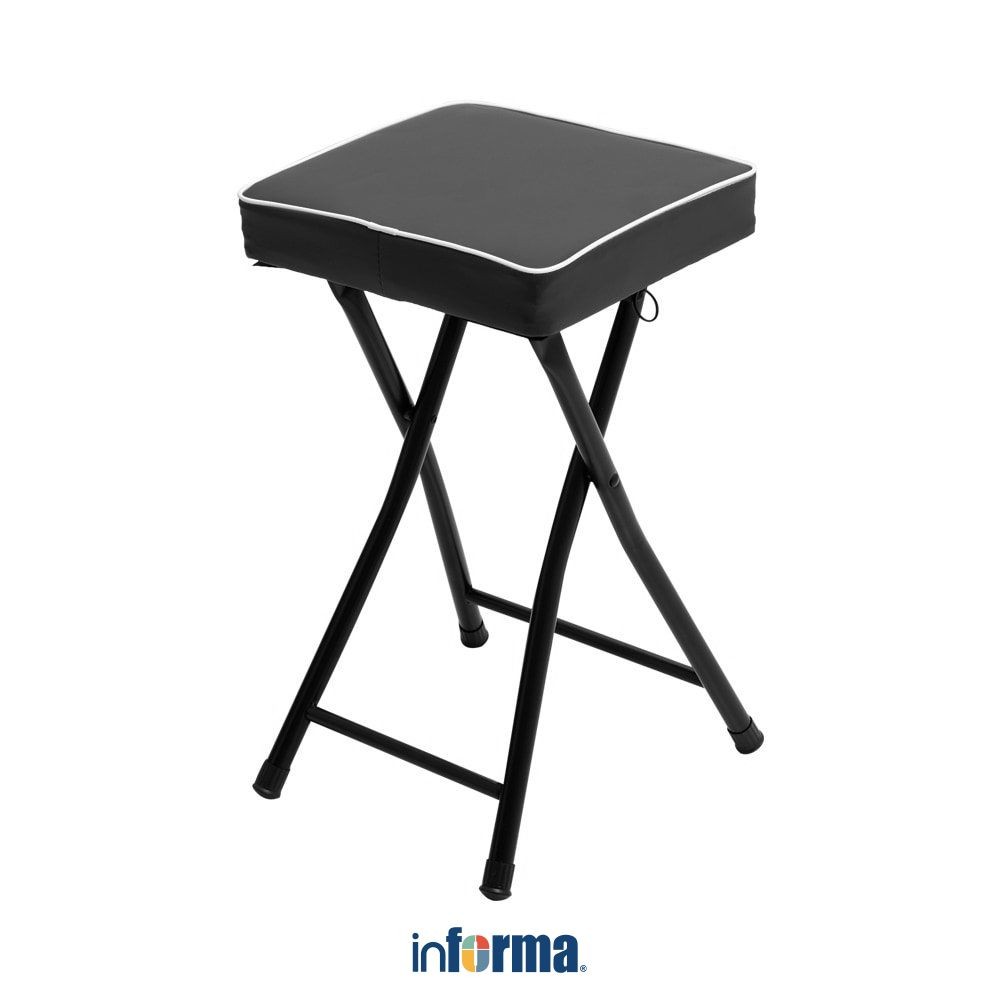 Jual Informa Hilltop Bangku - Hitam Stool Metal With Cushion Tempat ...
