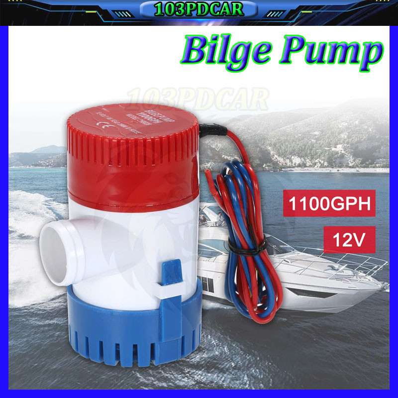 Jual Pompa Air Celup Bilge Pump 1100GPH CH8028 DC 12V 24V Submersible ...