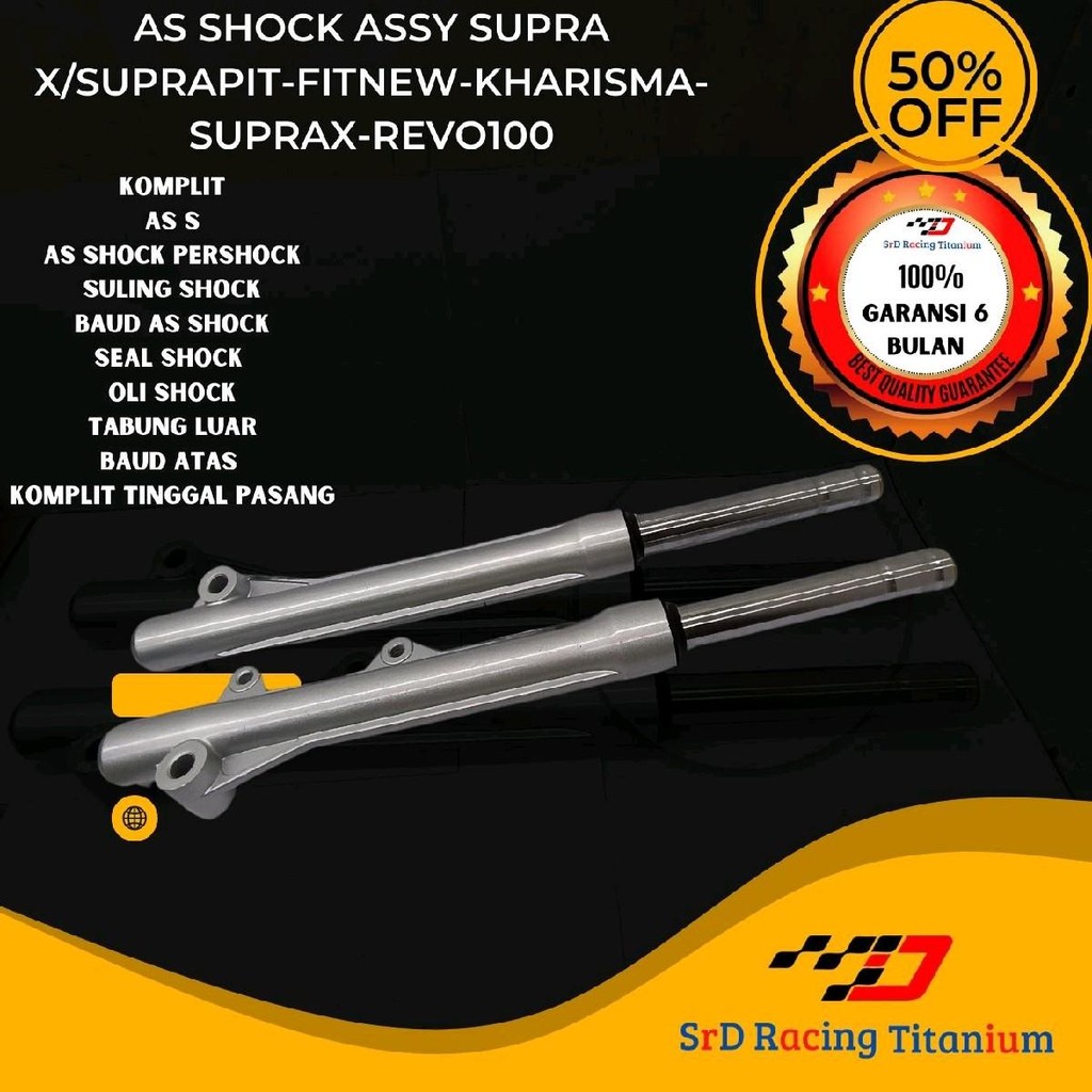 Jual AS SHOCK DEPAN SUPRA X SUPRAPIT NEW REVO 100 KARISMA PNP SUPRA X 125 SET KUMPLIT - Kualitas ...