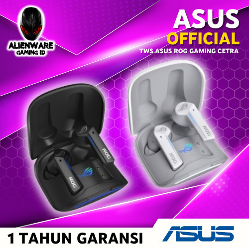 Jual ASUS ROG Cetra TWS True Wireless Gaming Earphone Bluetooth Low ...