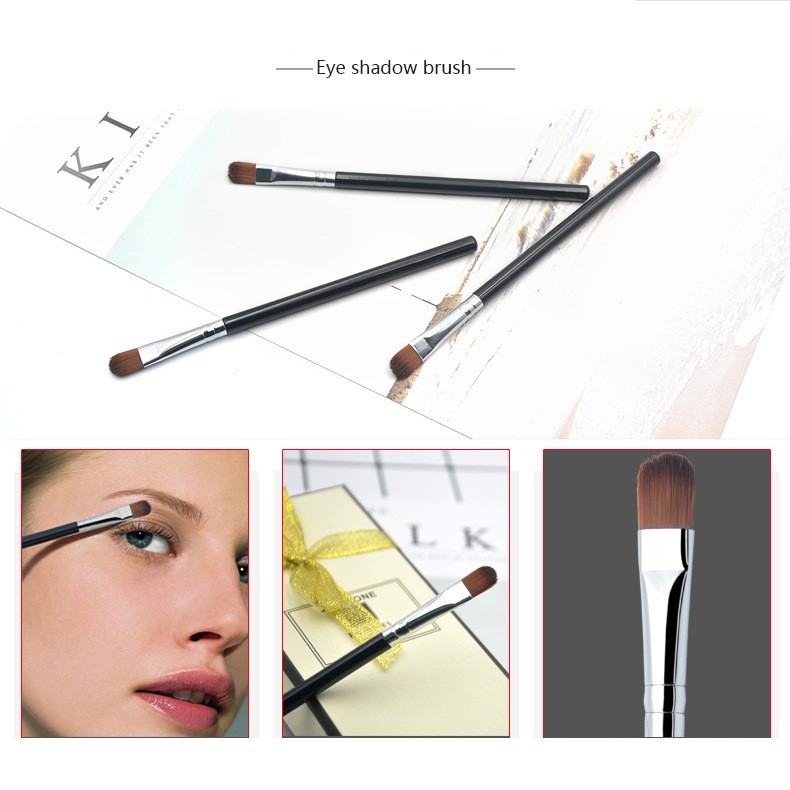 Jual Unimese Kuas Rias Makeup Brush Eyeshadow Dan Eyebrow Alis Mata Dan ...