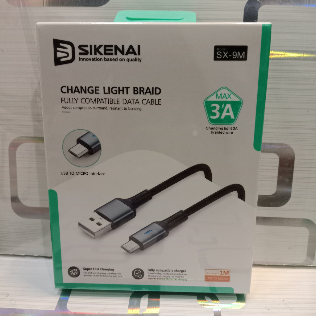 Jual Kabel Data Sikenai SX-9M Micro | Shopee Indonesia