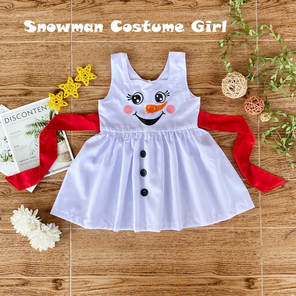 Jual Snowman Dress Kostum Natal Tahun Baru Anak Dewasa | Shopee Indonesia