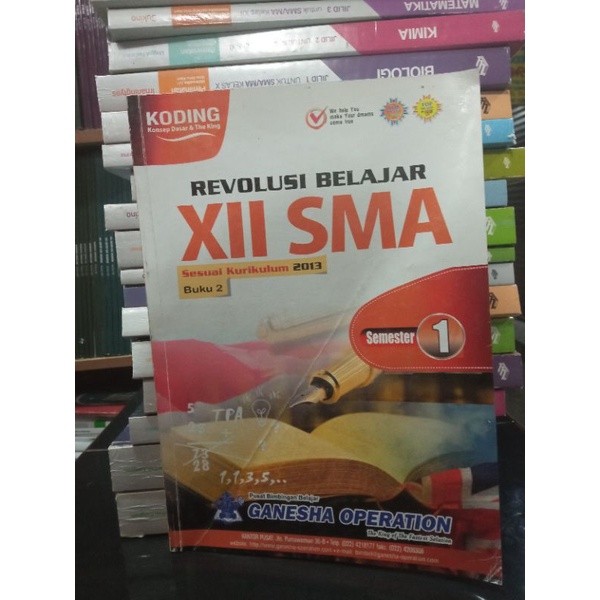 Jual BUKU KODING REVOLUSI BELAJAR SMA KELAS 12 BUKU 2 SEMESTER 1 ...
