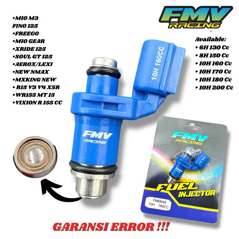 Jual INJECTOR INJEKTOR FMV RACING MXKING NEW V2 NEW NMAX AEROX OLD AEROX NEW LEXI MIO M3 NEW R15 ...