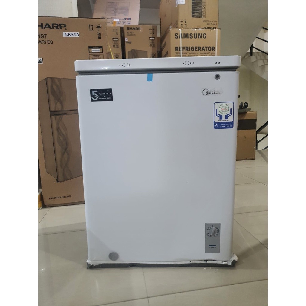 Jual MIDEA CHEST FREEZER 142 liter HS-186 / HS 186 | Shopee Indonesia