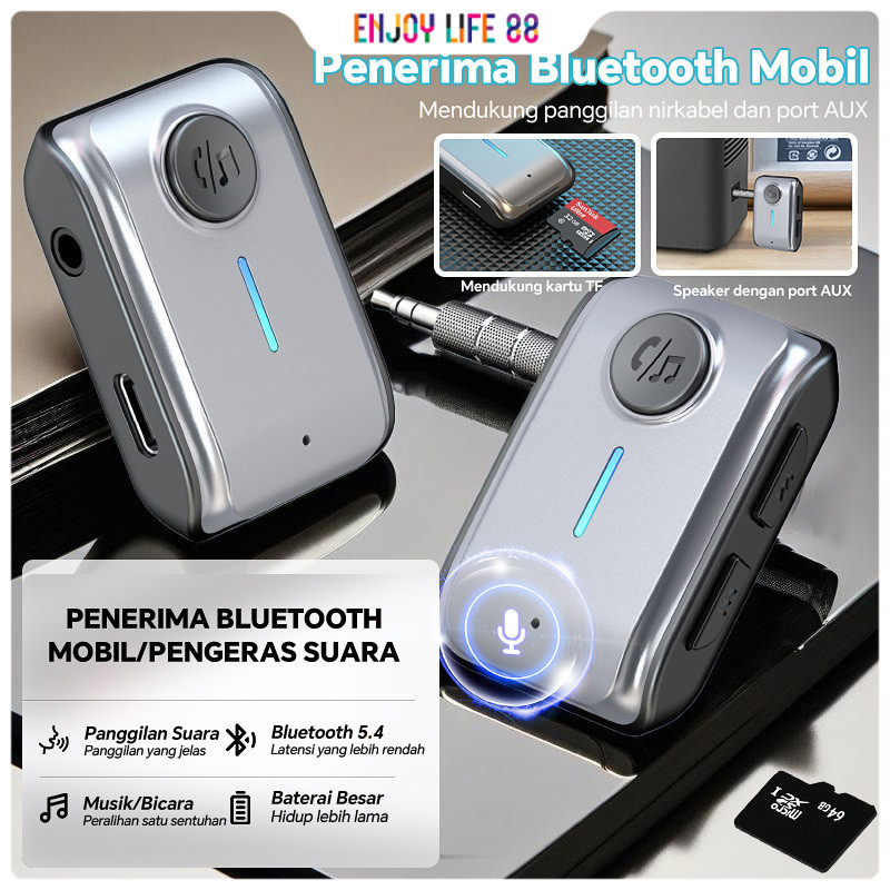 Jual Bluetooth Receiver Aux 3.5mm Nirkabel Adapter 5.3 untuk Headset ...