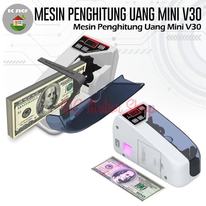 Jual V40 Mesin Penghitung/Hitung Uang Mini Portabel Money Counter ...