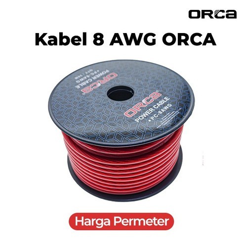 Jual MS99 Per Meter Kabel 8 AWG ORCA PC-8AWG Permeter Per 1 Meter Cable Cabel 8AWG PC8AWG PC ...