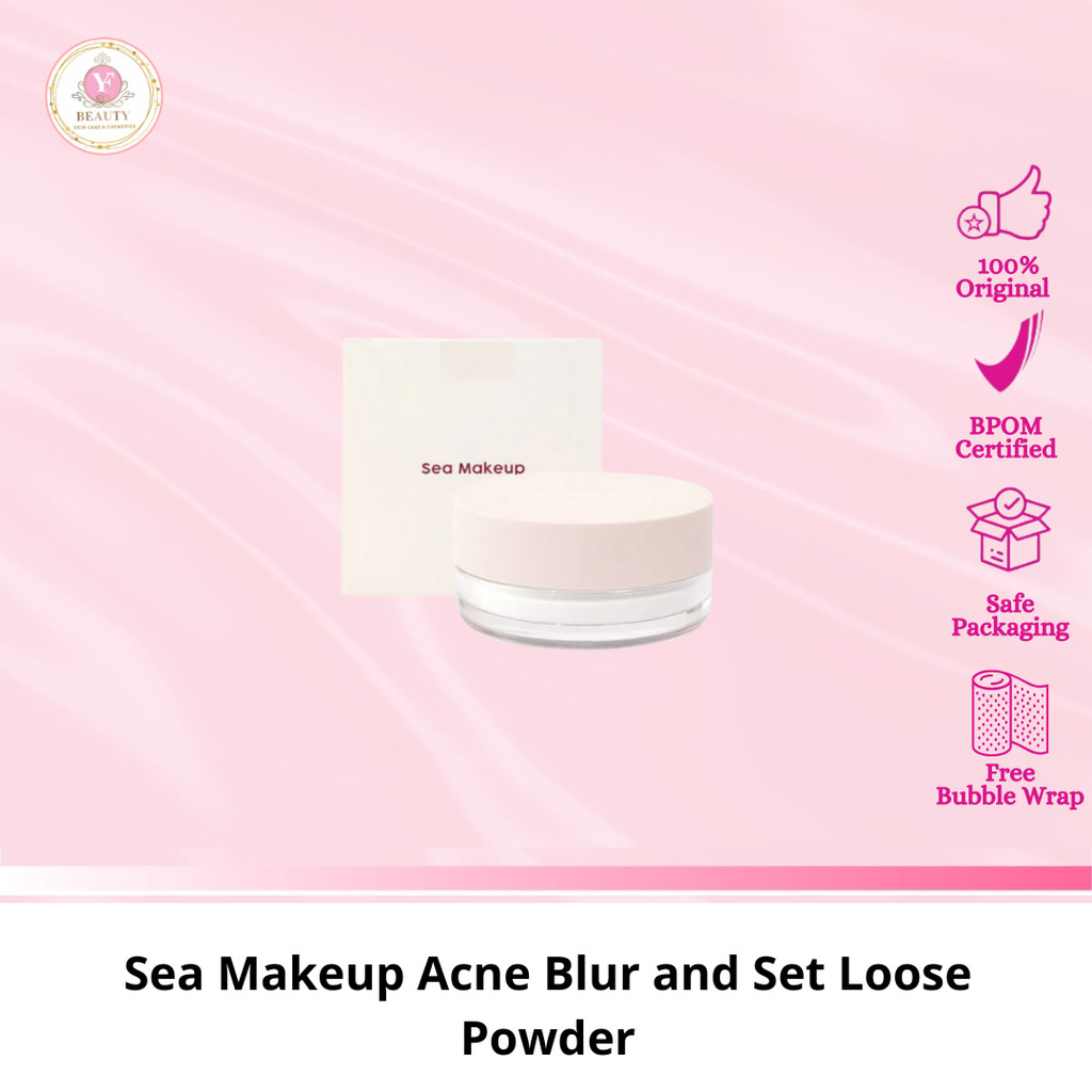 Jual YF Beauty Sea Makeup Acne Blur and Set Loose Powder | Shopee Indonesia