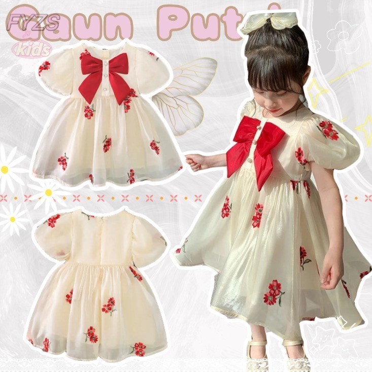 Jual fyzskids 2-6 Tahun gaun gadis musim panas baru malam awan kasa ...