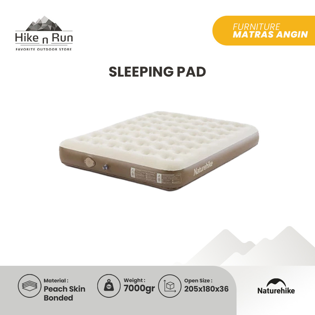 Jual Matras angin C36 sleeping pad Naturehike inflatable built in pump ...