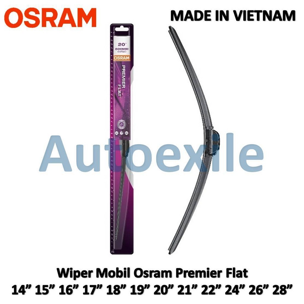 Jual Osram Premier Flat Wiper Blade Sapu Pembersih Kaca Mobil Original ...