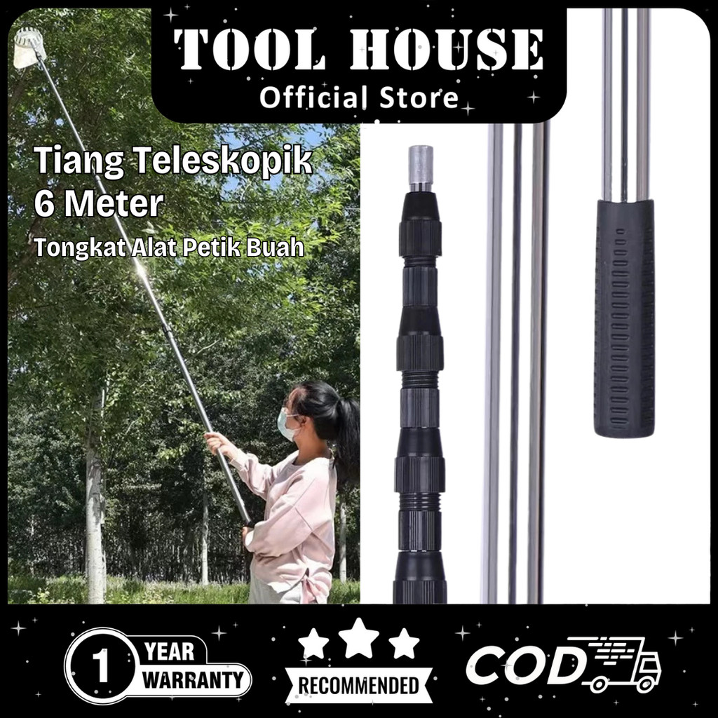 Jual Tool House [Garansi Toko 1 Tahun] 6M Buah Picker Set 6m Orchard ...