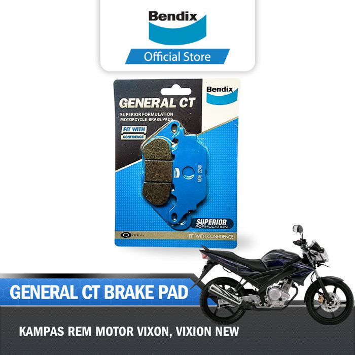 Jual Bendix Kampas Rem Depan Cakram Brake Pad Motor Yamaha Vixion, Vixion New - Depan+Belakang ...
