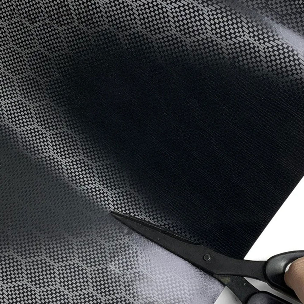 Jual 50x152cm Retail High Quality honeycomb Black 6D PET Forged Carbon ...