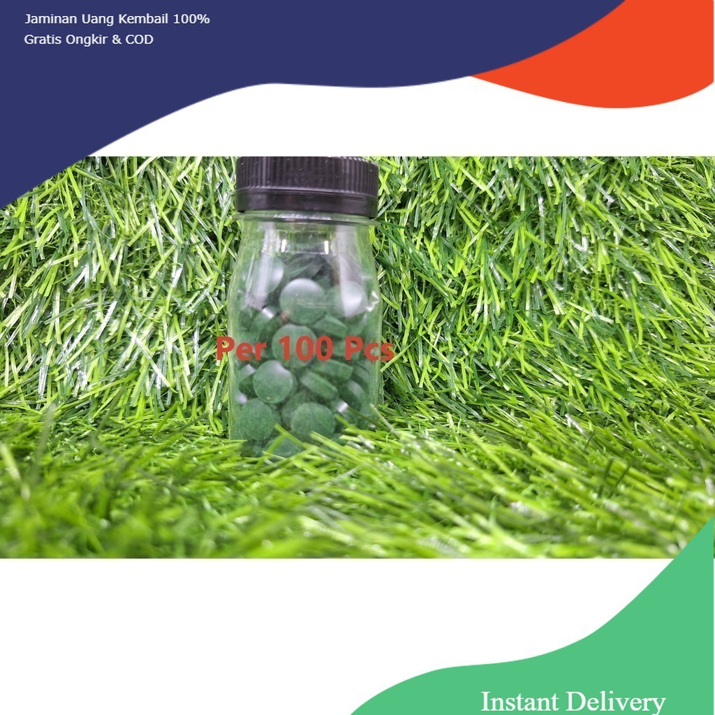 Jual Spirulina Tablet Pakan Ikan Original Organik Food Grade Repack 100 ...