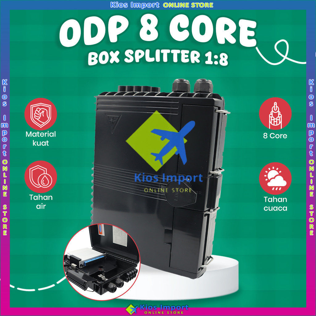 Jual NEW PRODUCT!!! ODP 8CORE Optical Distribution Point Dengan Double ...