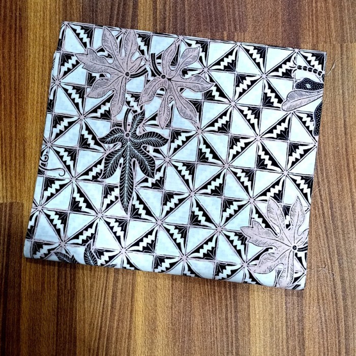 Jual kain batik jarik cap kombinasi motif soblog ceplok capung daun ...