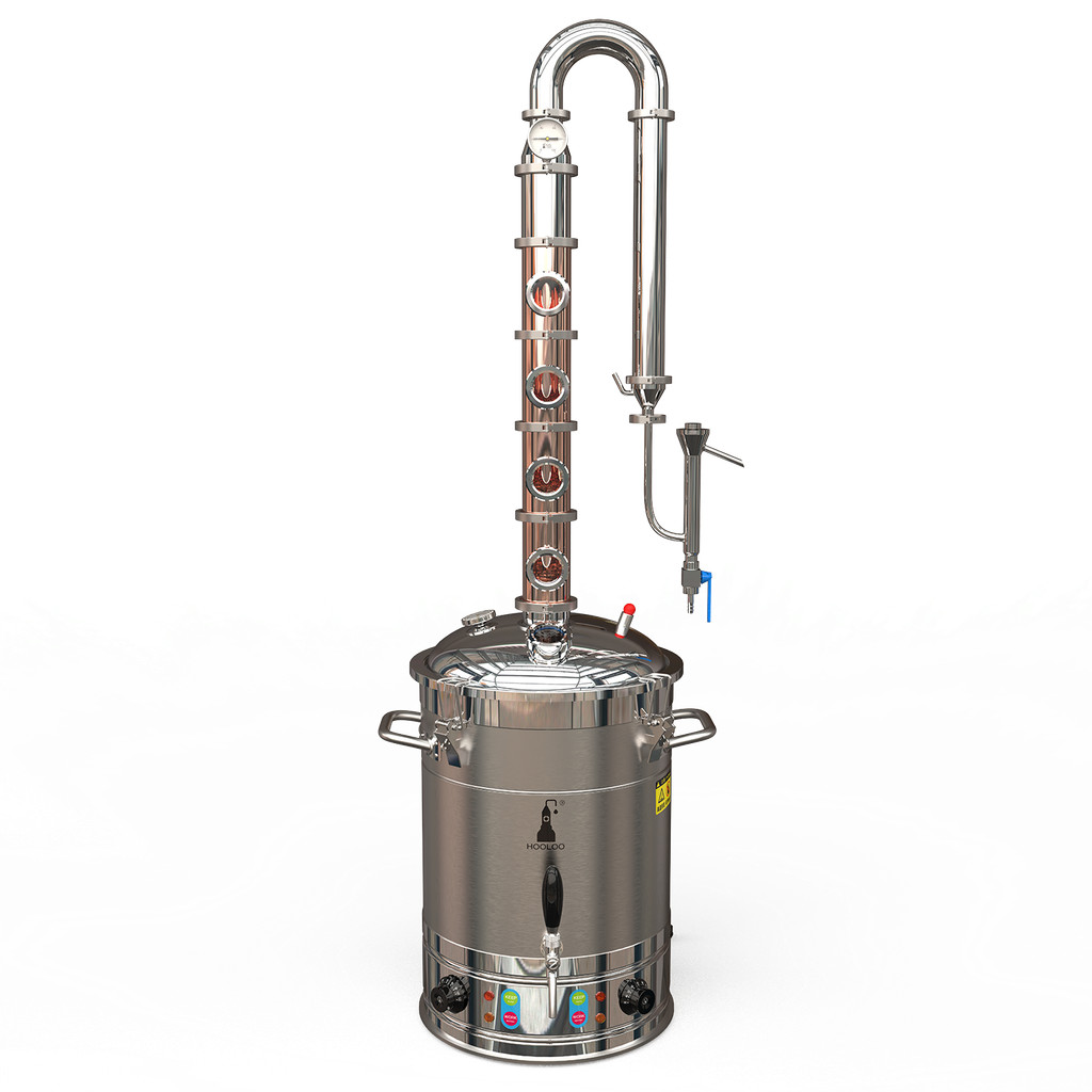 Jual HOOLOO ST Series Copper Column Still 20L/22L/30L/50L/65L Distiller ...