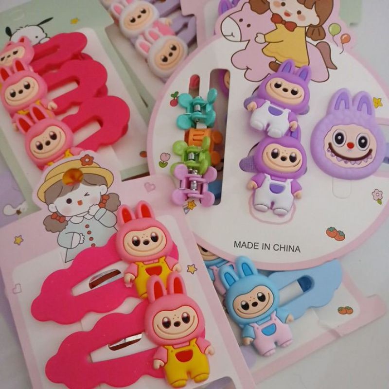 Jual MCC Jepit Rambut Labubu set pita rambut | Shopee Indonesia