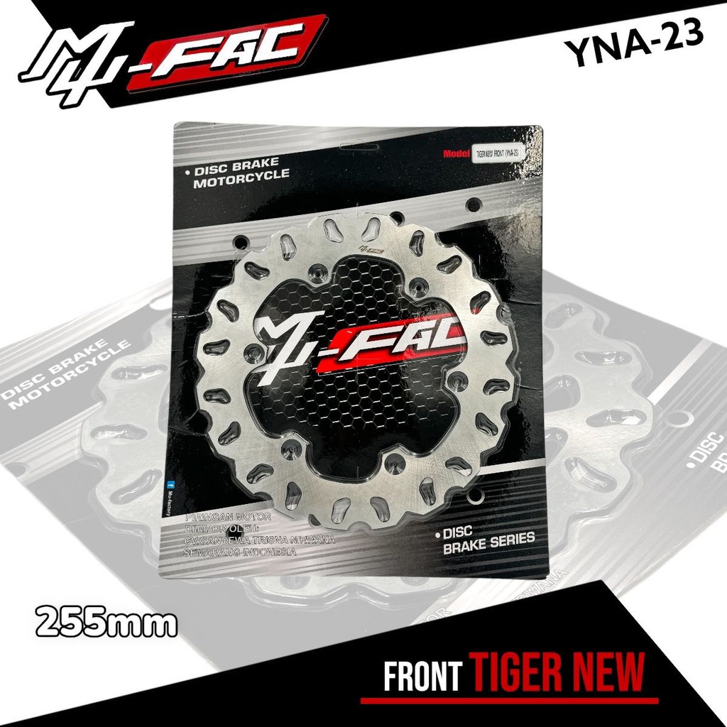 Jual MUFAC Cakram Disc Depan TIGER NEW Lubang 6 Model Gerigi Polos ...