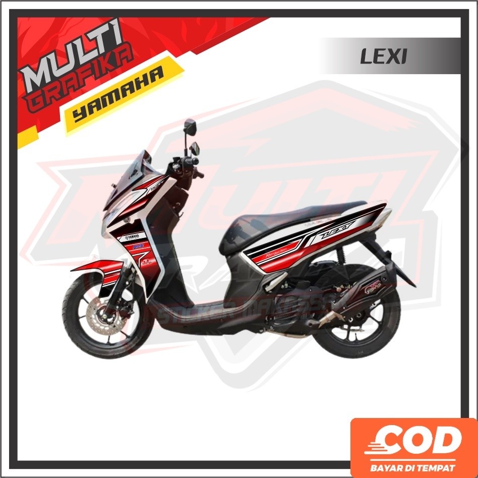 Jual Stiker Striping LEXI Series B, Decal Custom Premium Motif Varian ...