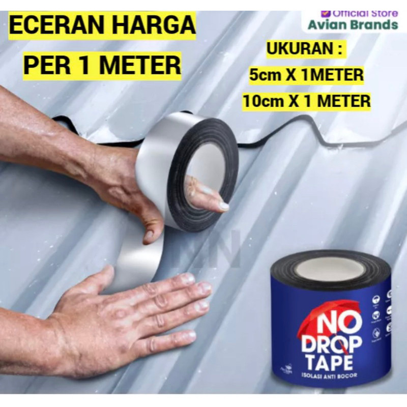 Jual NO DROP TAPE PEREKAT ISOLASI SOLASI TAMBAL TALANG GALVALUM RETAK (PER METER) | Shopee Indonesia