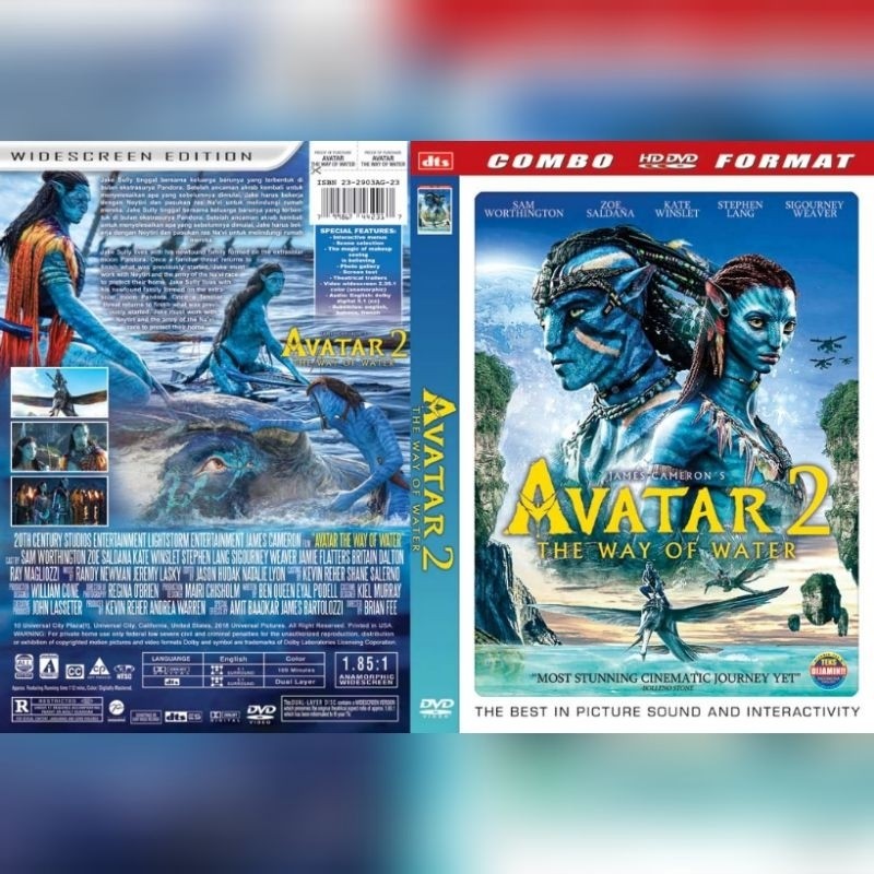 Jual Kaset Movie AVATAR 2 THE WAY OF WATER - 2022 - HD Quality | Shopee ...