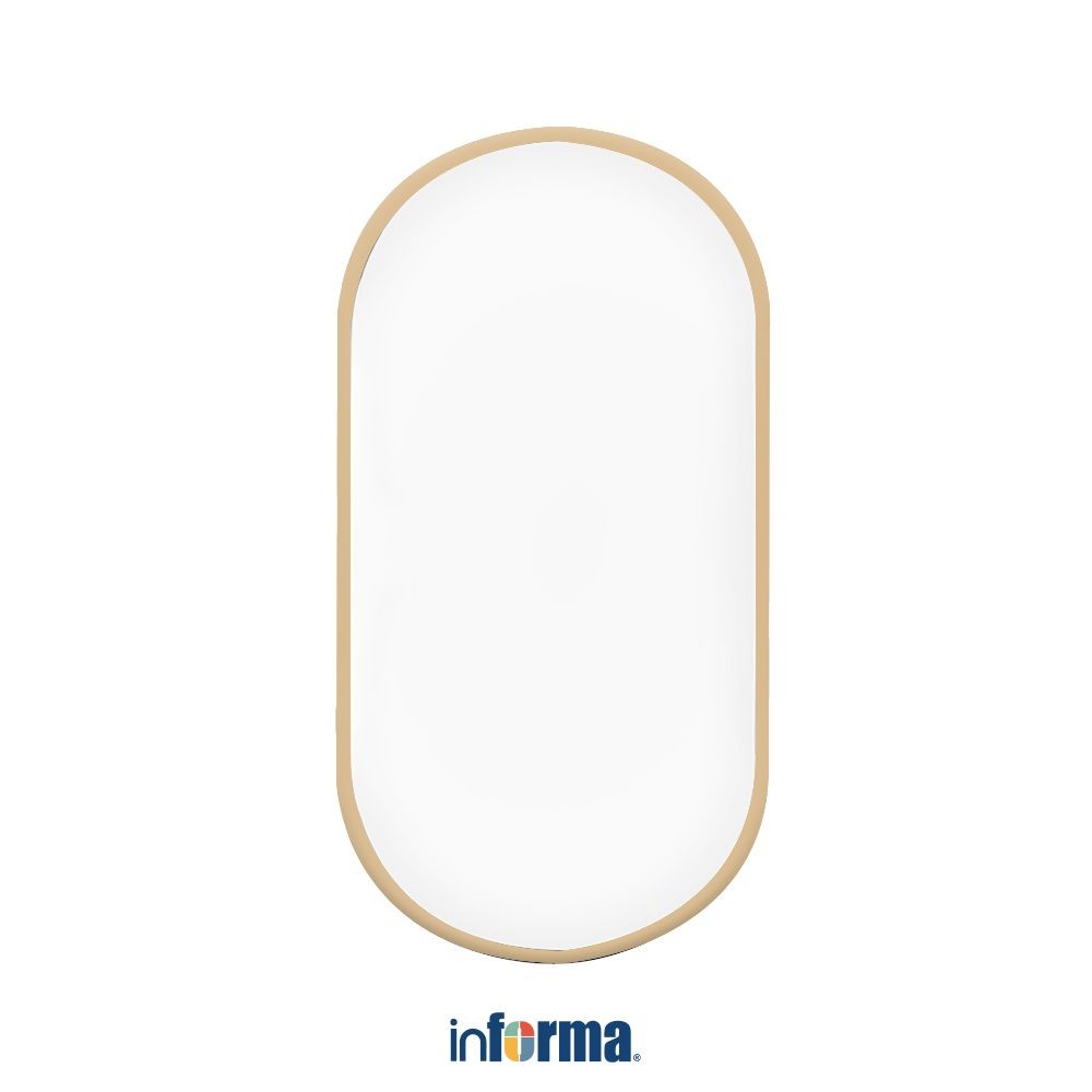 Jual Informa 50X100 cm Cermin Dinding Dekorasi Oval U58 - Gold Wall ...