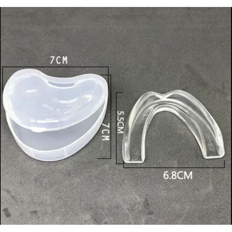 Jual Gumshield Dewasa Putih Bening Gamsil Senior Mouth Guard Adult ...