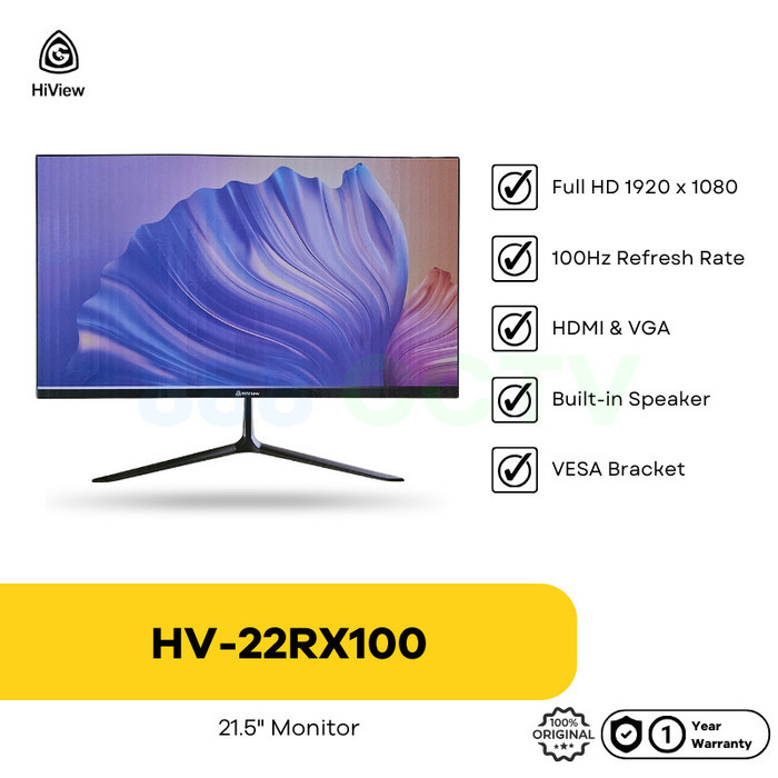 Jual MONITOR HIVIEW HV-22RX100 Full HD Resolution (1920 x 1080) 22 INCH ...