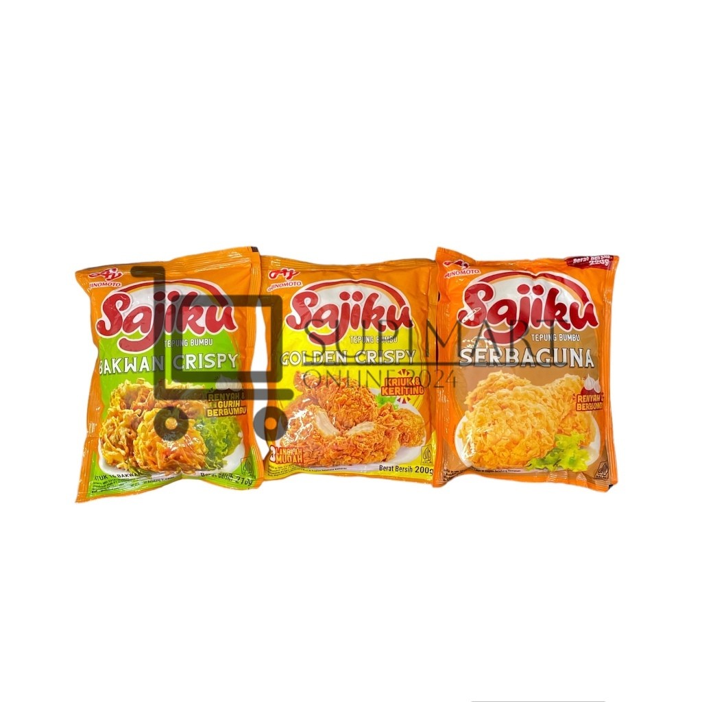 Jual Sajiku Tepung Bumbu Serbaguna 220gr / Sajiku Tepung Bumbu Golden ...