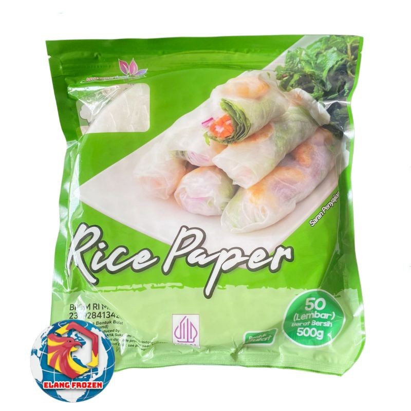 Jual Rice Paper Round Bulat Java Super Food | Kulit Lumpia Bulat isi 50 ...