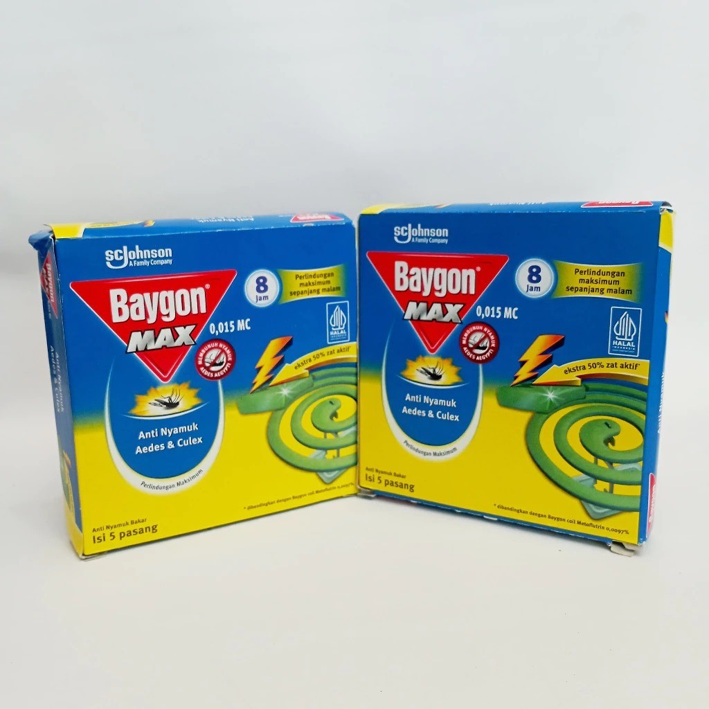 Jual Baygon Max Obat Nyamuk Bakar pembunuh nyamuk 8 jam 5 pasang ...