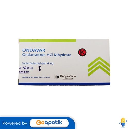 Jual Ondavar 4 Mg Box 10 Tablet | Shopee Indonesia