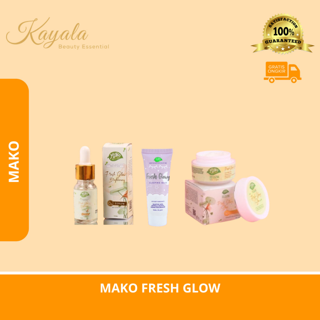 Jual MAKO FRESH GLOWY SLEEPING MASK 20 GR - MAKO FRESH GLOWY SKIN DAY ...