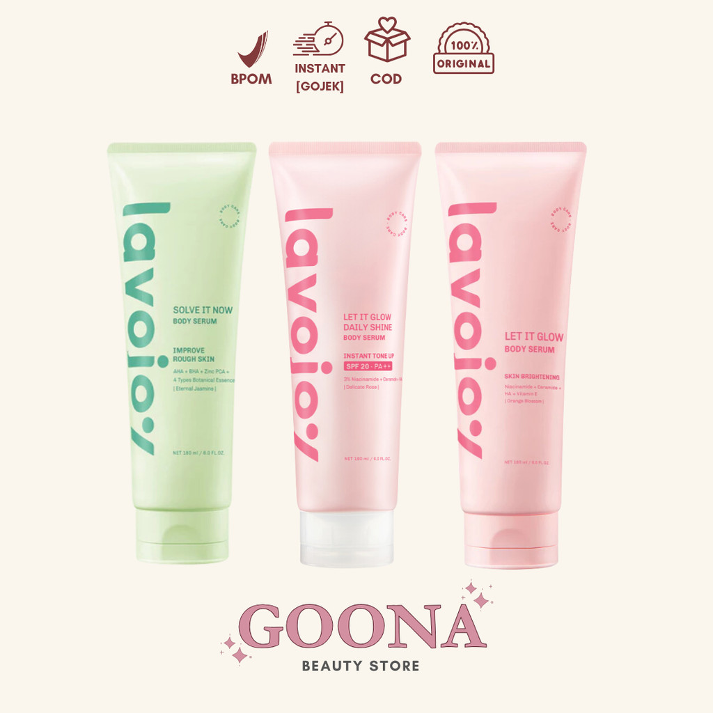 Jual Goona Beauty Lavojoy Body Serum Let It Glow Lavojoy Tone Up Skin ...